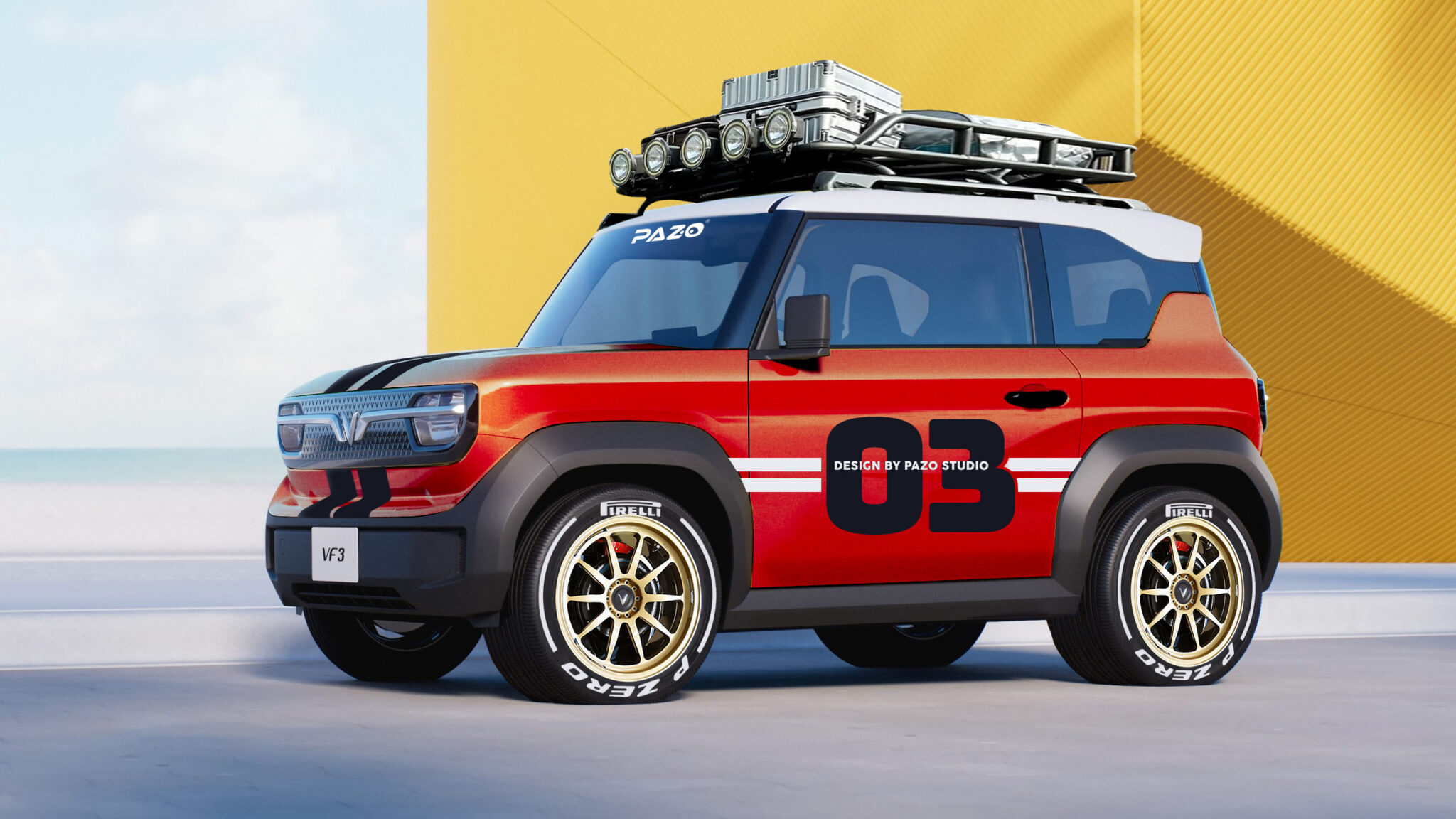 ĐỘ XE VINFAST #VF3 MÀU SẮC DỄ THƯƠNG - CHI PHÍ TIẾT KIỆM | Pazo